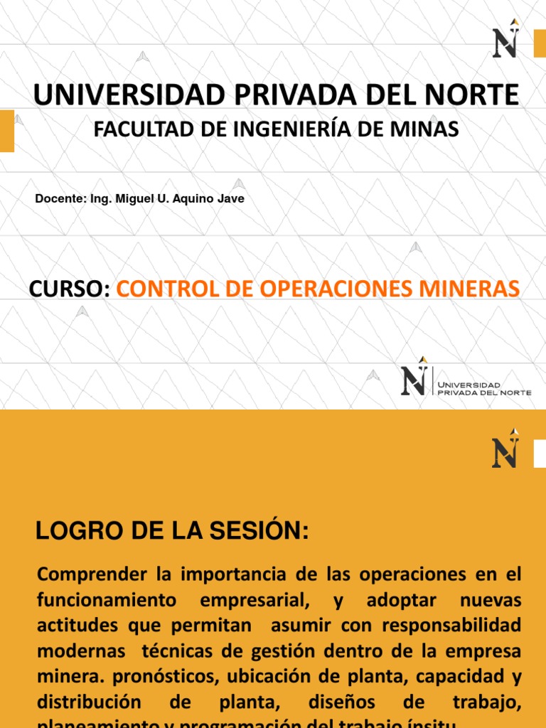 Control de Operaciones Mineras - Parte 2 | PDF | Minería | Recursos humanos