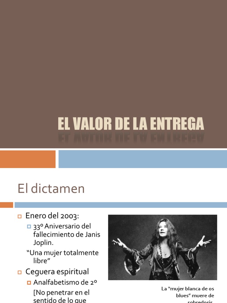 El Valor de La Entrega | PDF | Libertad | Conocimiento