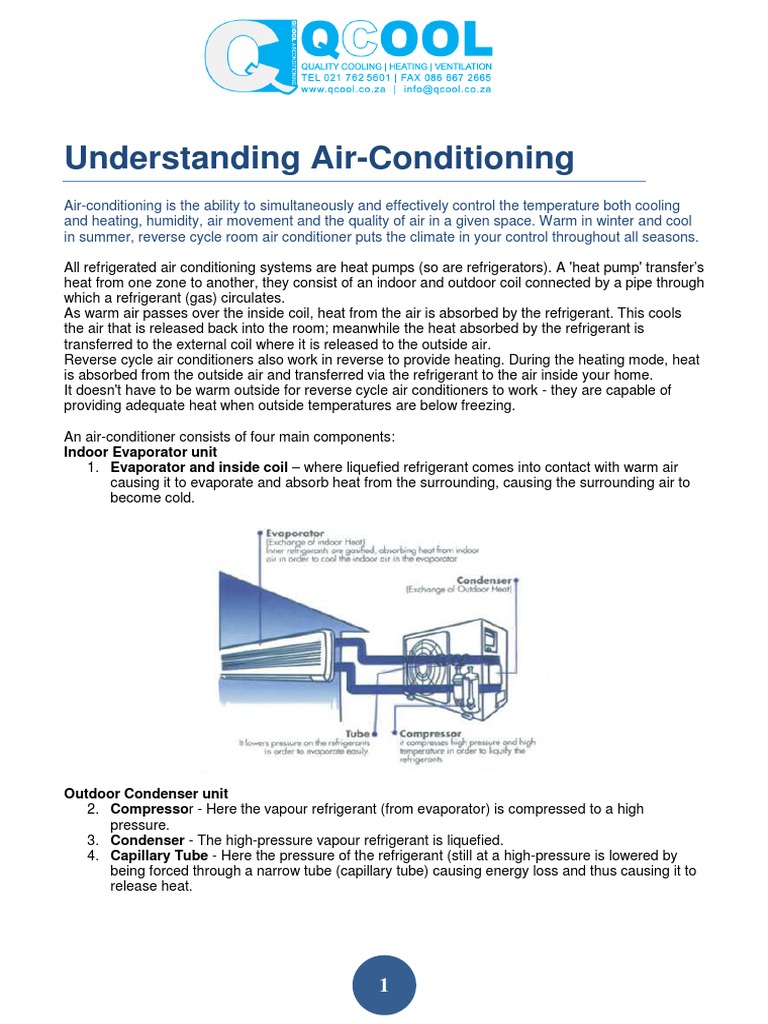 Understanding Air Conditioning | PDF | Air Conditioning | Heat Pump