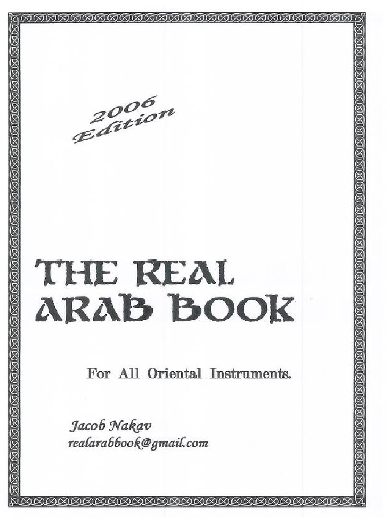 Arab RealBook Part 1 | PDF