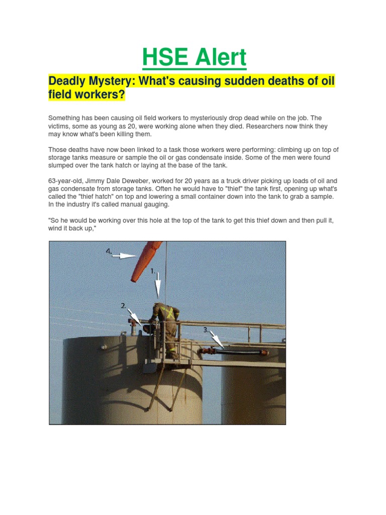 HSE Alert PDF | PDF | Personal Protective Equipment | Occupational ...