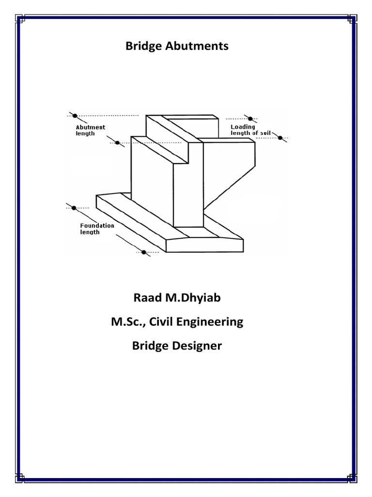 Bridge Abutment Diagram