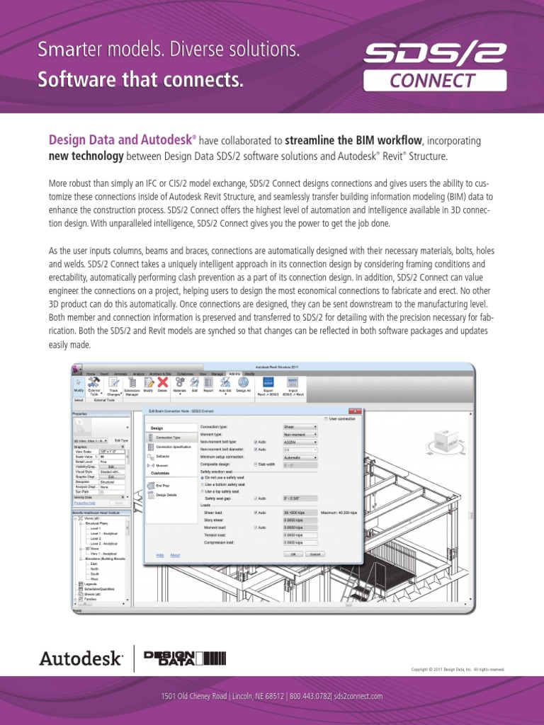 Sds 2 Connect | PDF | Autodesk Revit | Building Information Modeling