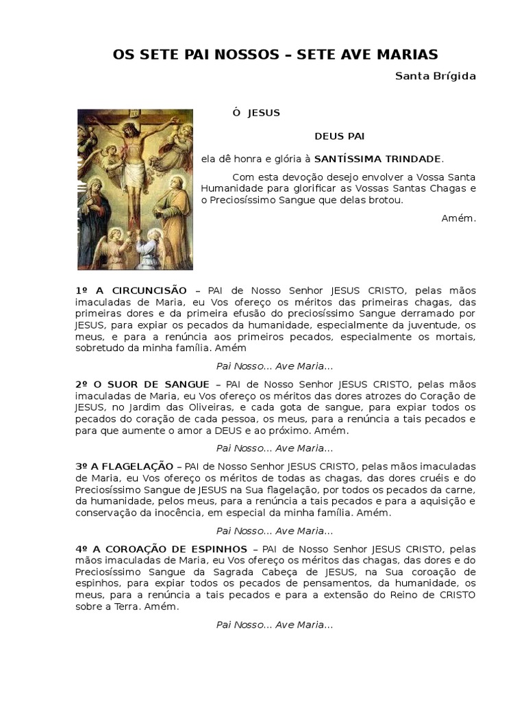Os Sete Pai Nossos de Santa Brígida