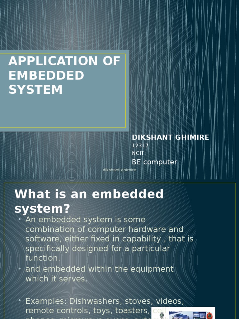 Application of Embedded System (ATm Cards) | PDF | Business ...