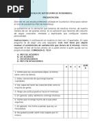 Test de Autoestima de Rosenberg RSES | PDF | Autoestima | Sicología