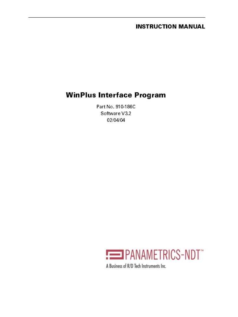 WinPlus Software User Manual | PDF | Icon (Computing) | Microsoft Windows