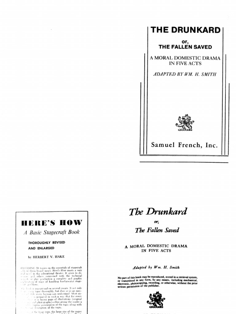 Drunkard, The | PDF