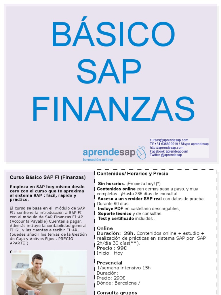 Aprendesap Curso Básico SAP FI | PDF | Google Chrome | Sap Se