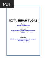 Format Nota Serah Tugas Word | PDF