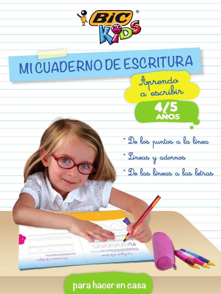 Cuaderno de Escritura PDF | PDF | Jardín de infancia | Mano