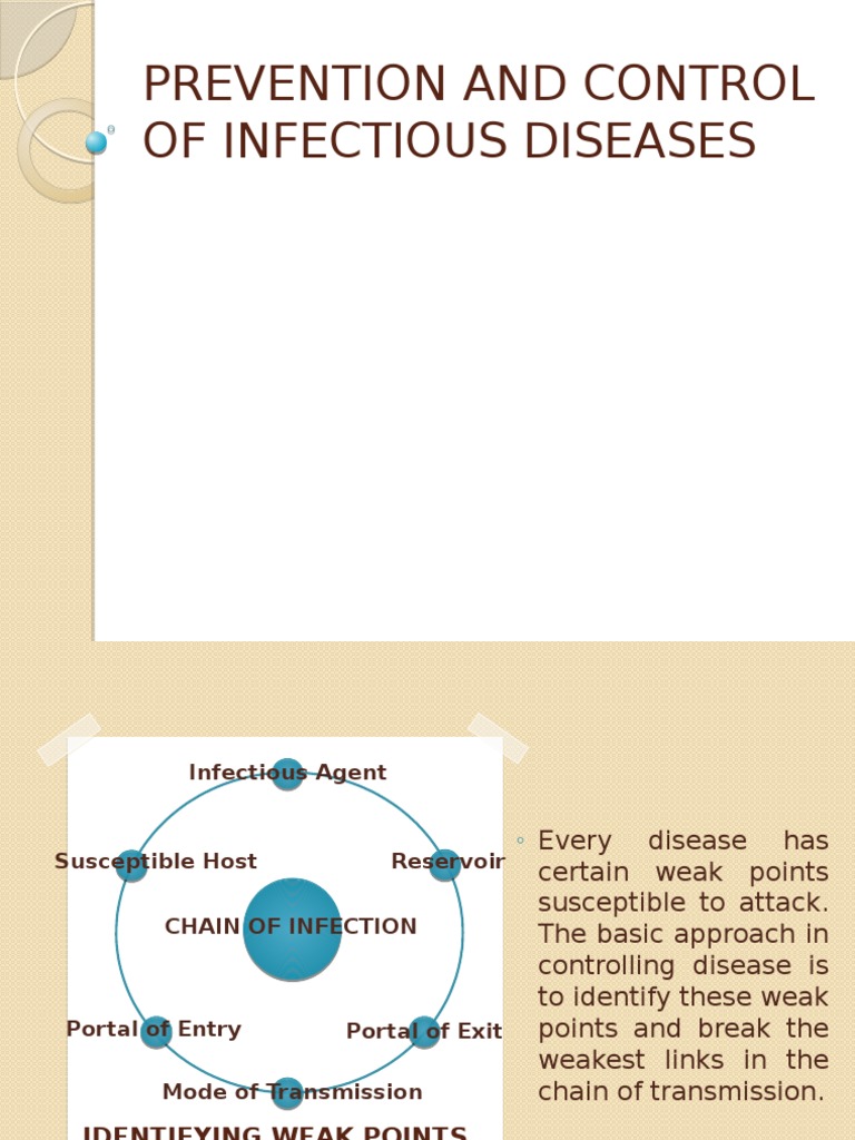 Infectious Disease Control Strategies | PDF | Infection | Transmission ...