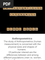 Anthropometry For Interior Design | PDF | Anthropometry | Human Factors ...