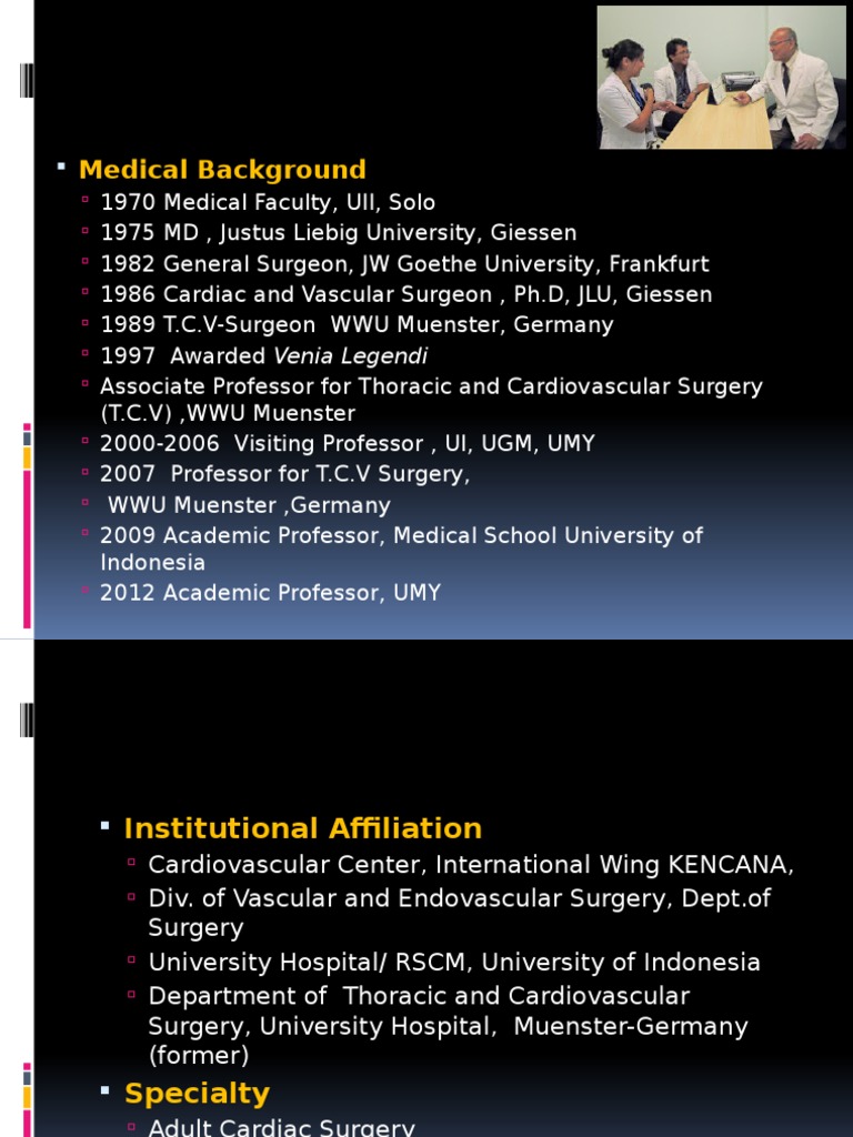 Personal Introduction: Medical Background | PDF | Health Care ...