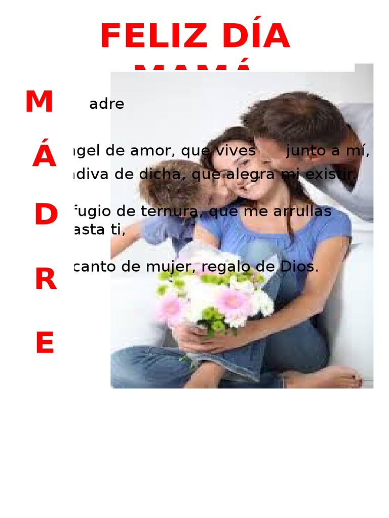 Acróstico Del Día de La Madre | PDF