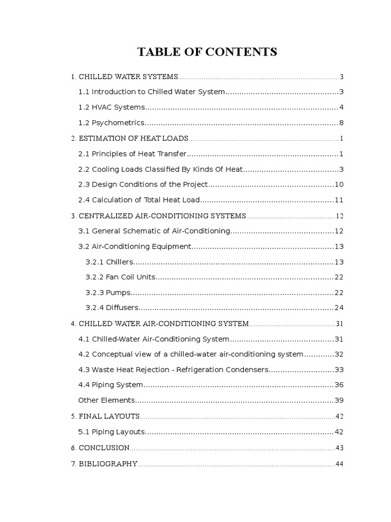 Project Report of Hvac | PDF | Air Conditioning | Heating, Ventilating ...