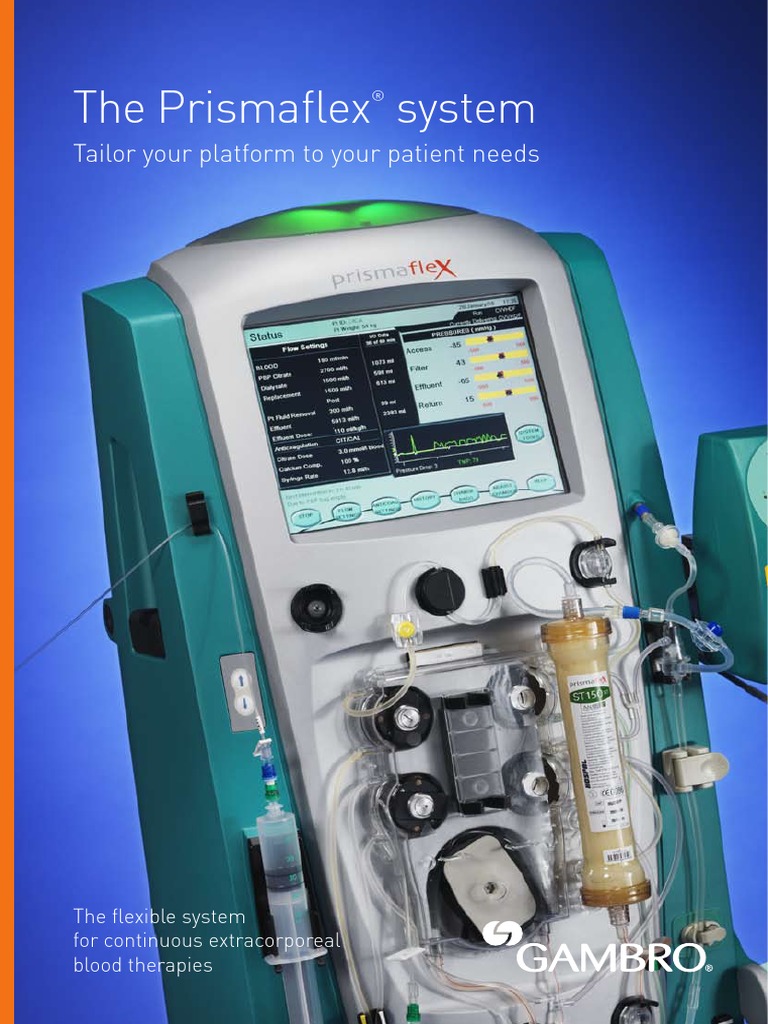 Prismaflex 5 System Brochure | Dialysis | Intravenous Therapy