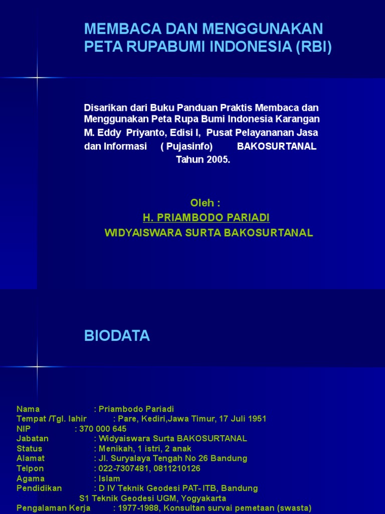 Membaca Peta Rbi | PDF