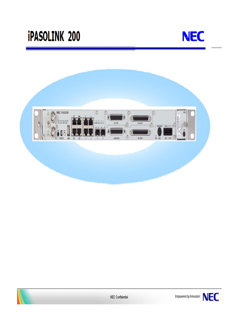 Instalacion Ipasolink 200 PDF | PDF