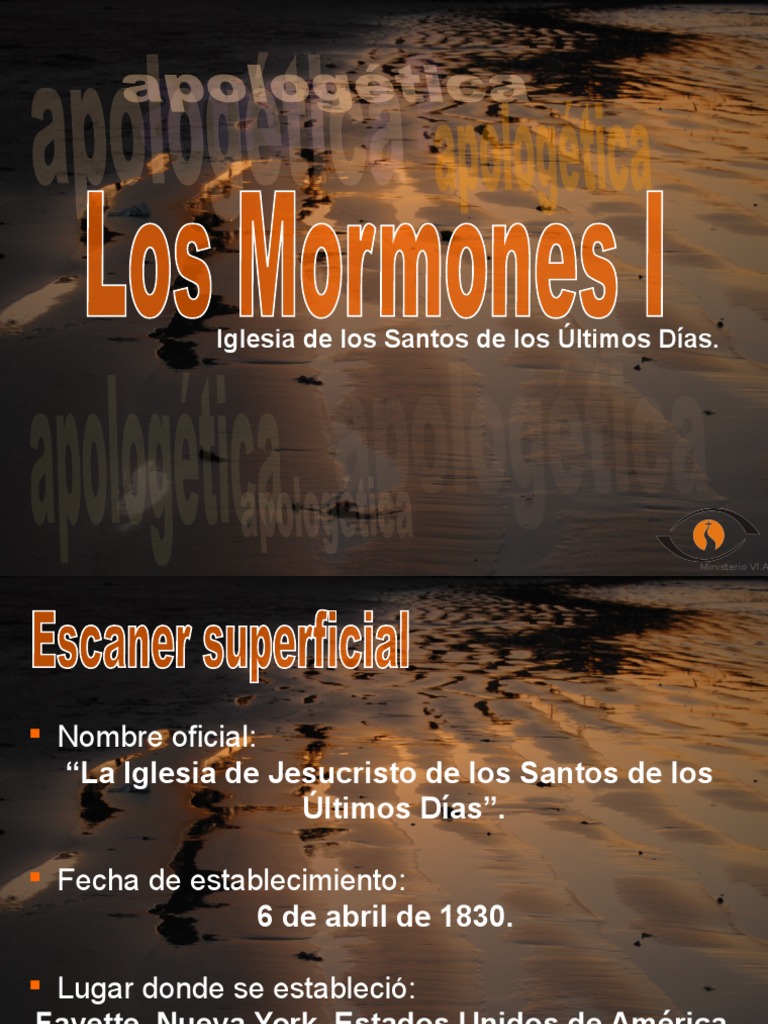 Tema 7los Mormones I 1223583930666639 9 | PDF | La Iglesia de ...