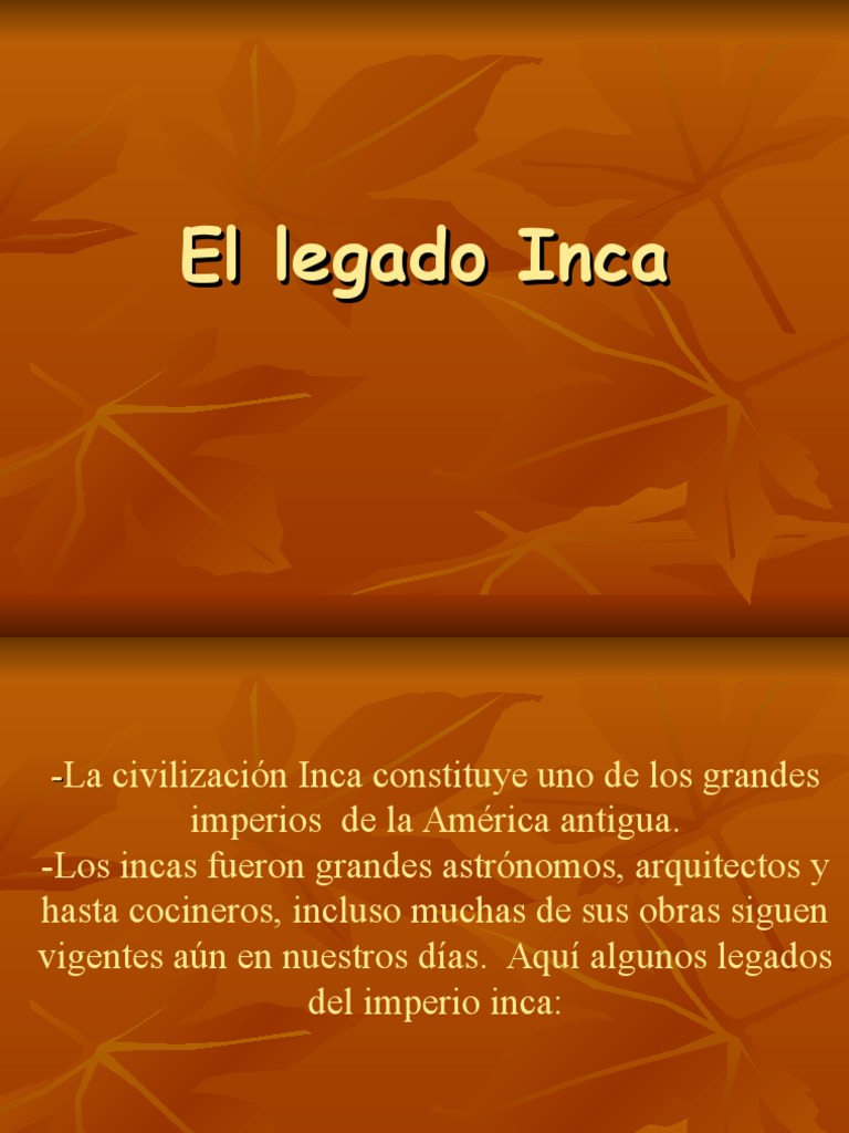 El Legado Inca | PDF