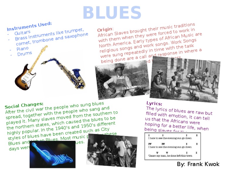 History and Evolution of Blues Music | PDF
