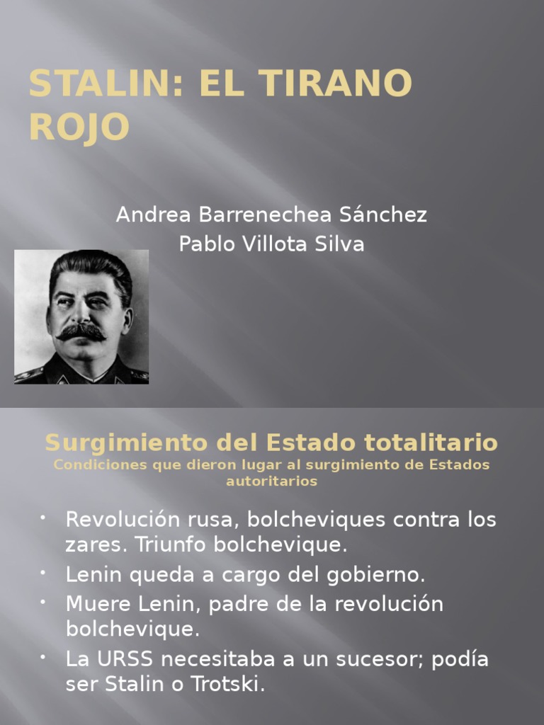 Stalin: Ascenso y Dictadura Roja | PDF | Joseph Stalin | Leon Trotsky