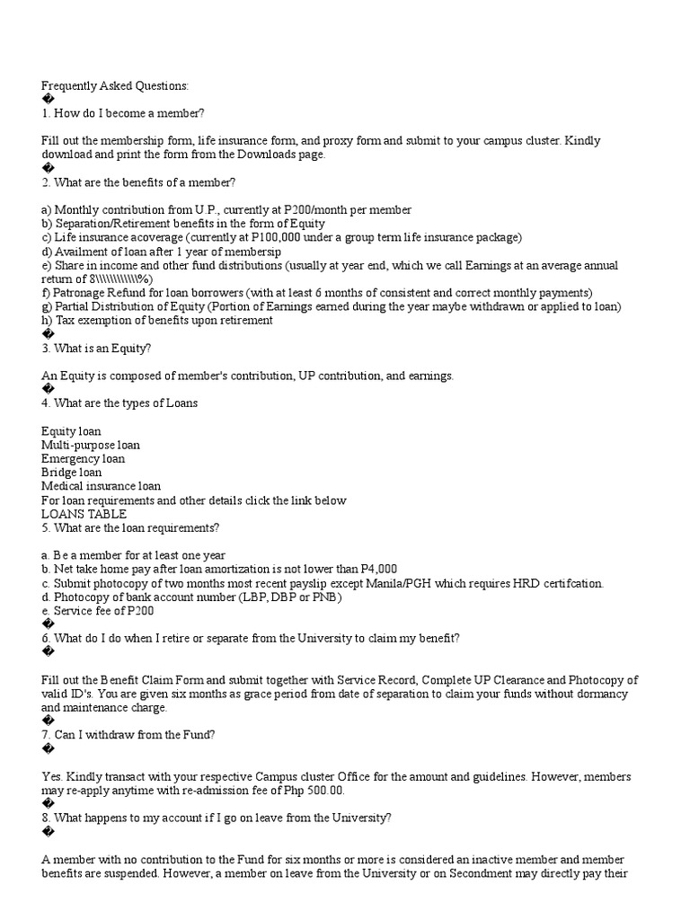 UP Provident Fund Membership Guide | PDF | Life Insurance | Loans