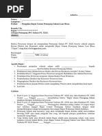 Contoh Notulen Rapat Umum Pemegang Saham (Rups) | PDF