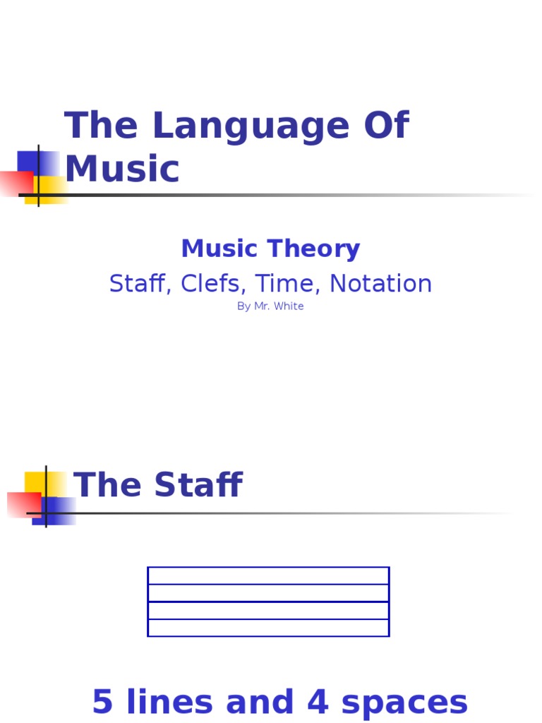 Music Theory Basics: Staff & Clefs | PDF