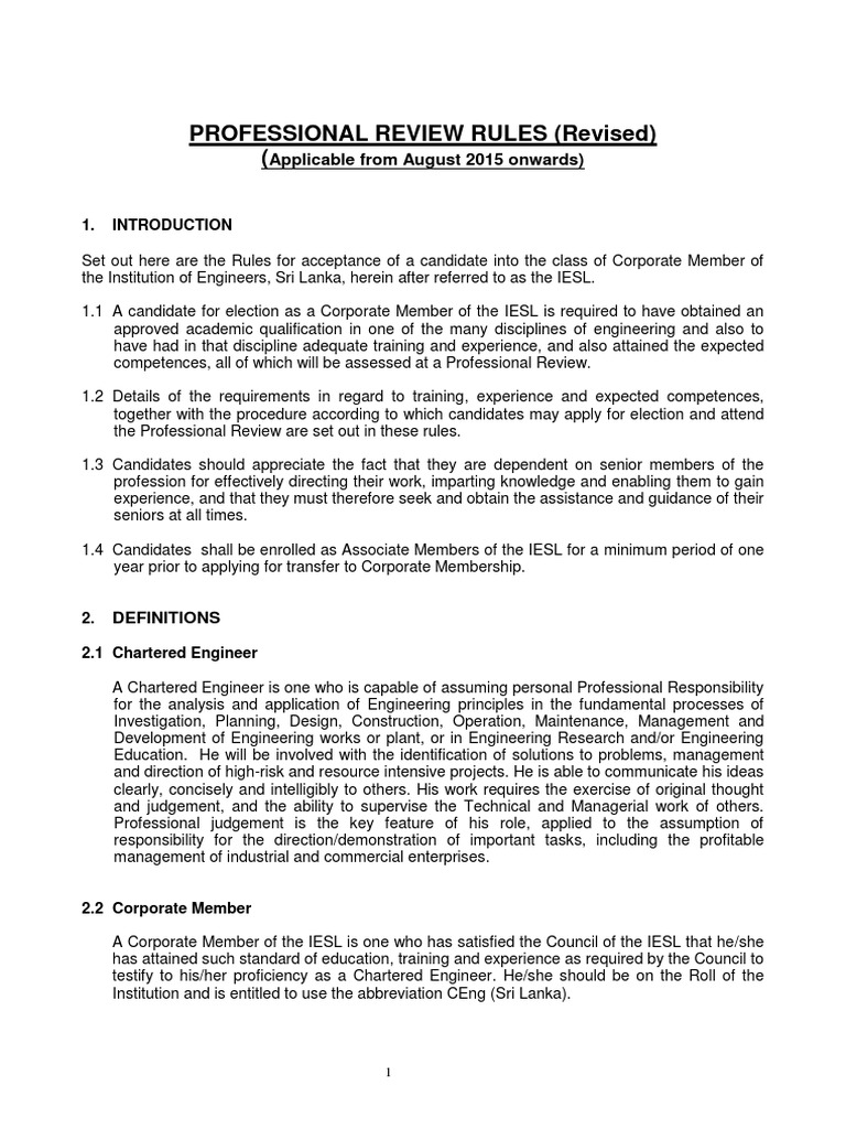 IESL Corporate Membership Guide | PDF | Postgraduate Education | Engineer