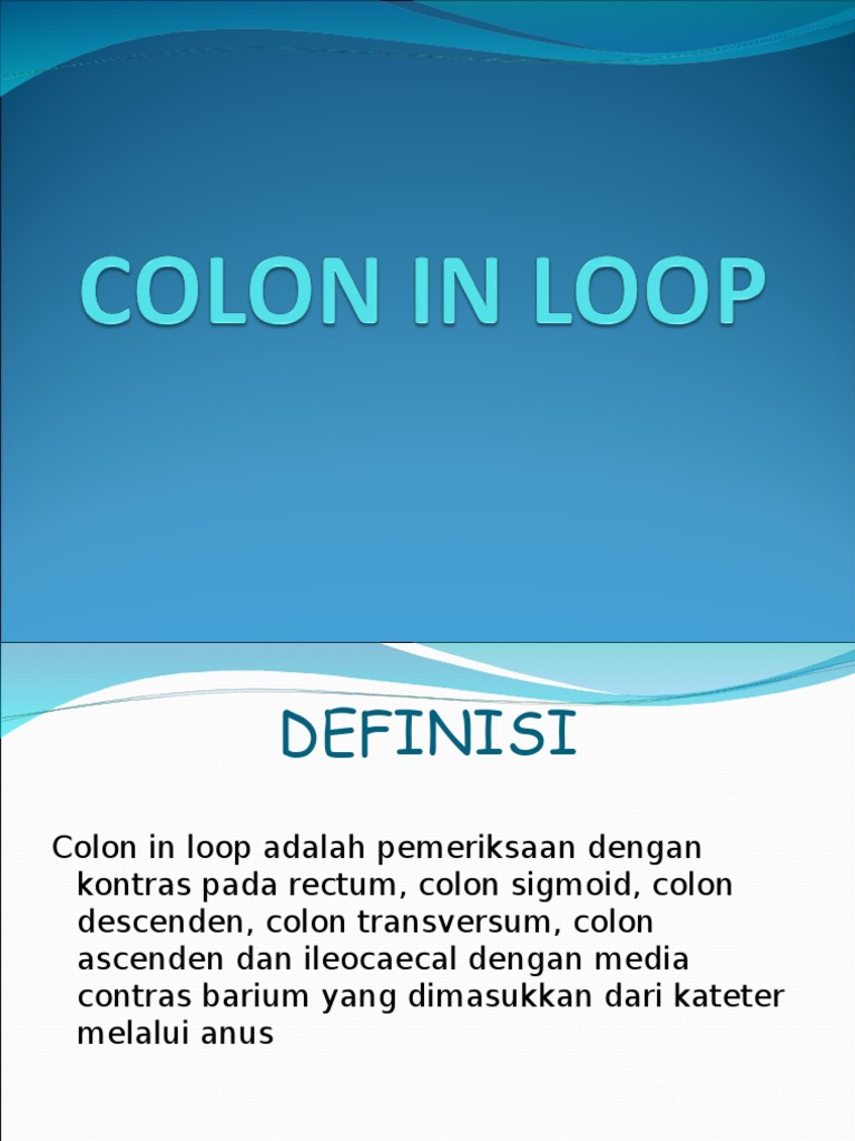 Colon in Loop | PDF