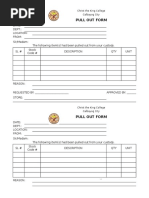 1 Pull-Out Form | PDF