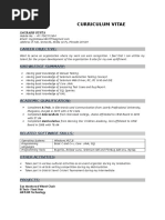 Capgemini Resume Template | PDF | Software | Computing