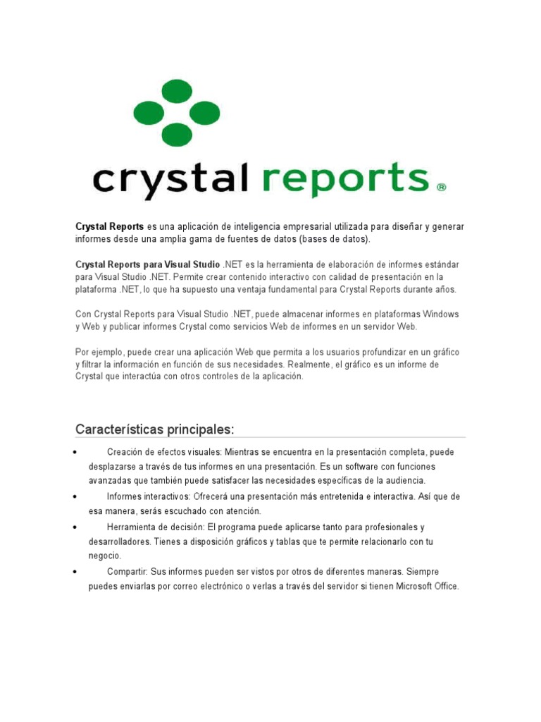 Crystal Reports | PDF
