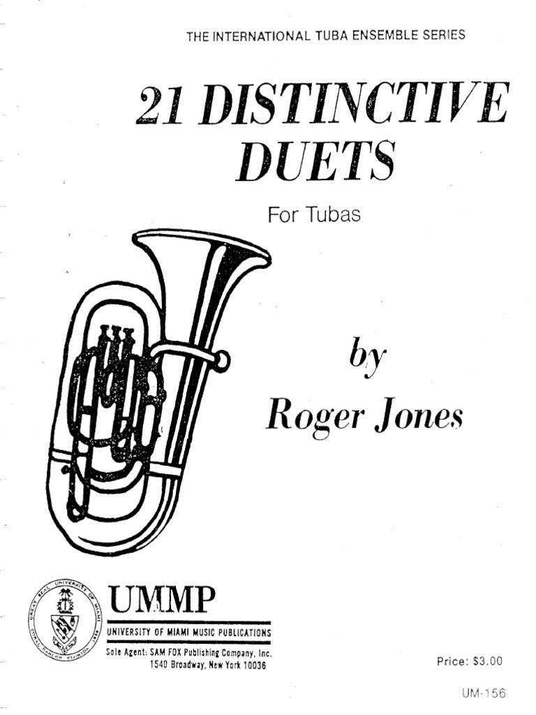 21 Duets For Tuba-Roger Jones PDF | PDF