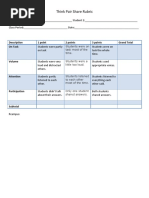 Rubrics For Notebook Checking | PDF | Writing