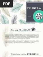 Pelikula at Mga Uri Nito | PDF