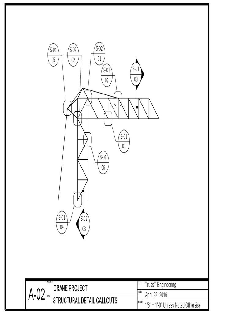 Structural Detail Callouts Crane Project: Trusst Engineering April 22 ...
