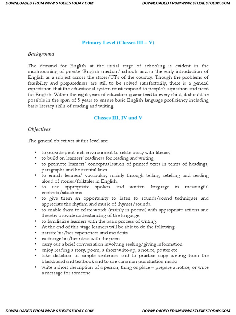 CBSE Class 3 NCERT English Syllabus 0 Adjective English Language