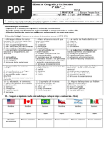 Prueba 5 Basico Recursos y Riesgos Naturales | PDF | Desarrollo ...