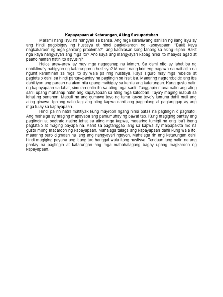 Filipino Project | PDF