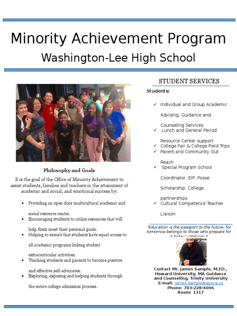 Minority Achievement Program Services | PDF
