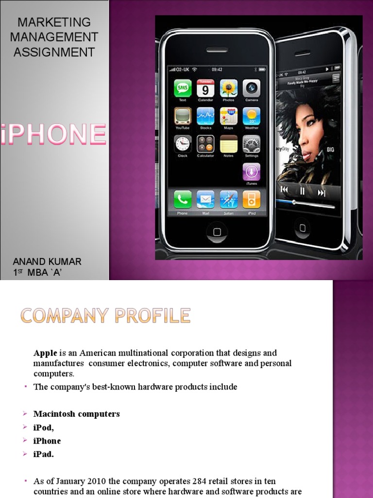 Iphone Marketing Mix | PDF | I Phone | Apple Inc.