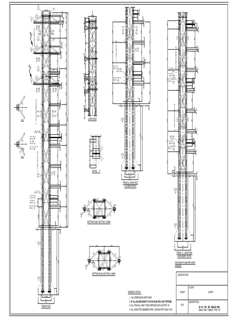 Detailed Specifications for G.L Structures | PDF