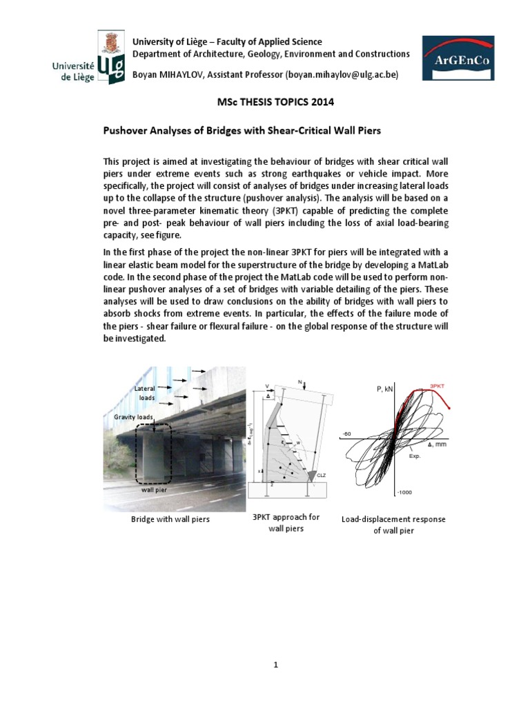 Shear Wall Pier | PDF | Framing (Construction) | Prestressed Concrete