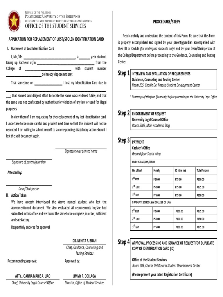 Pup Replacement Id | Identity Document | Politics