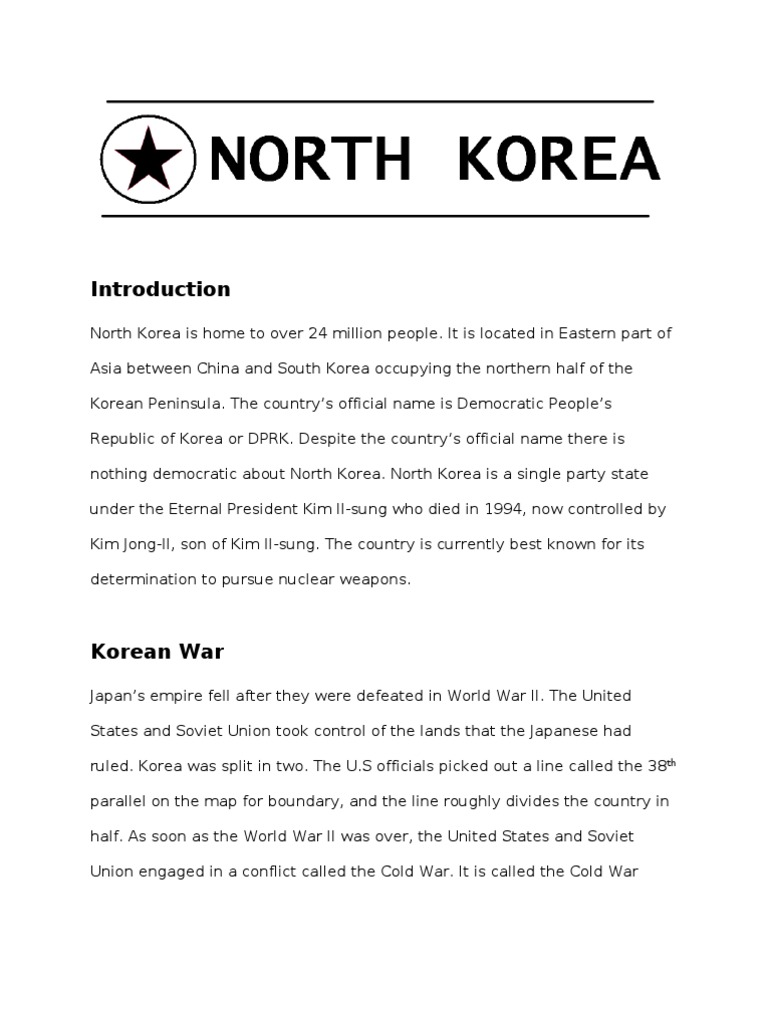North Korea | PDF