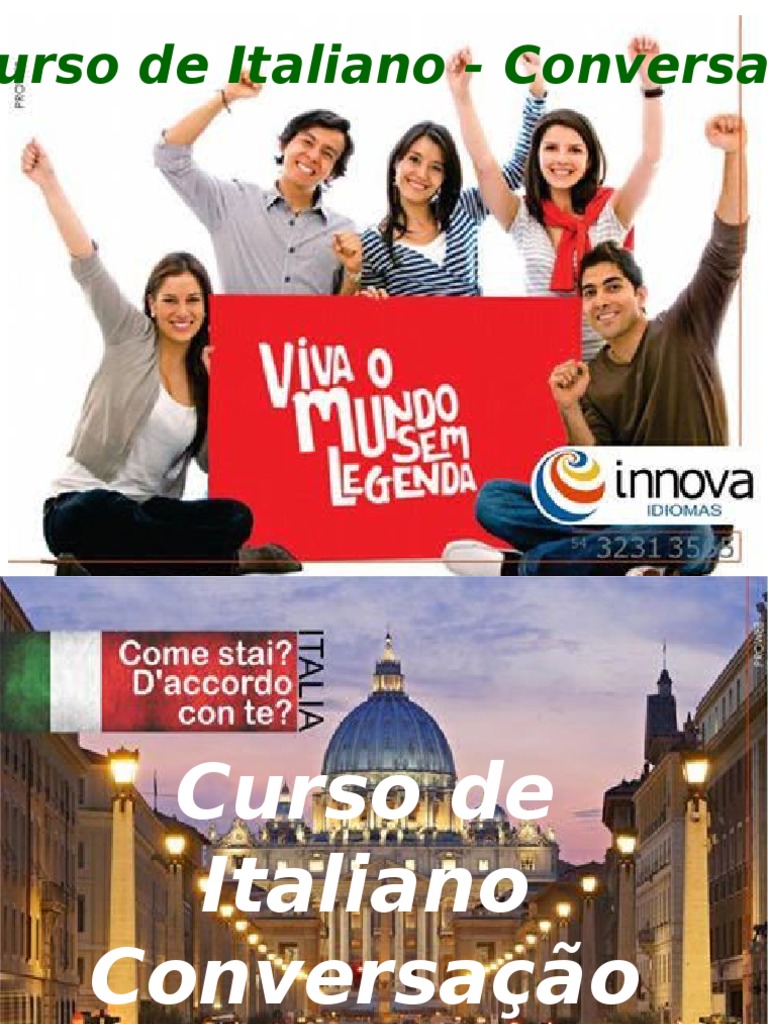 Curso de Italiano: Conversação Modular | PDF | Artes Linguísticas e ...