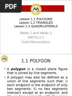 Polygons For Grade 7 | PDF | Polygon | Euclidean Geometry